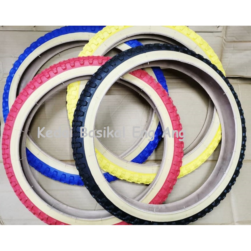 Tayar BMX colour 20" X 2.125 BRAND VEE RUBBER ORIGINAL THAILAND bmx ...