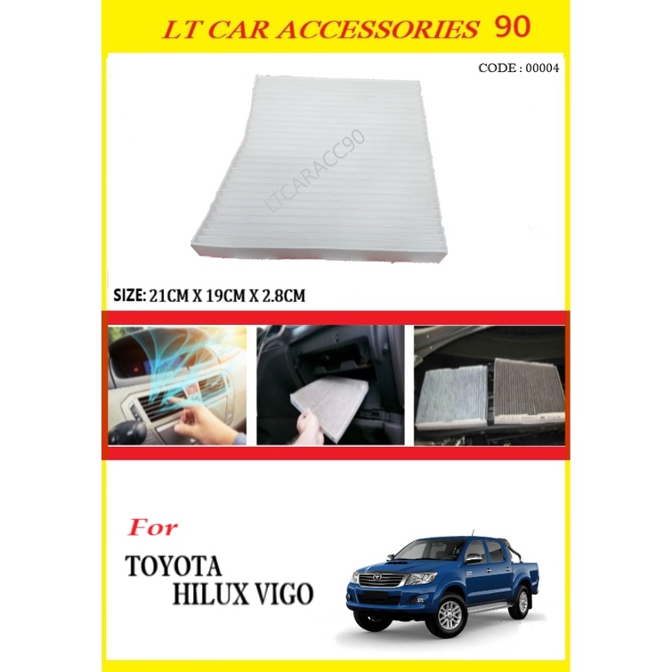 CABIN AIR COND FILTER TOYOTA HILUX VIGO | Shopee Malaysia