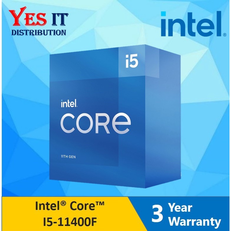 INTEL CORE i5-11400F 12M CACHE 2.60 GHz 11th GENERATION PROCESSOR ...