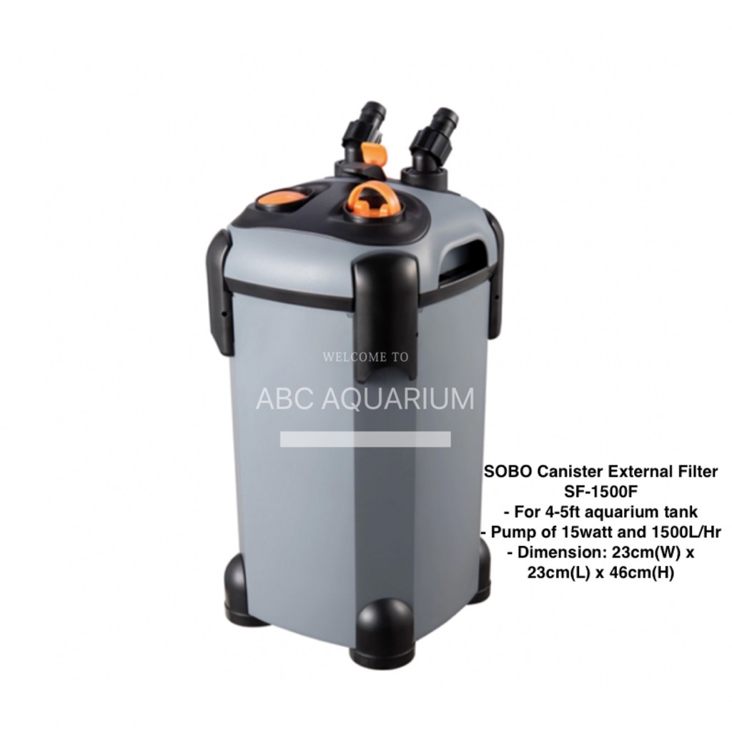 (READY STOCK) SOBO External Canister Filter / UV with Aquarium Pump SF-850F-UV / SF-1000F-UV /SF ...