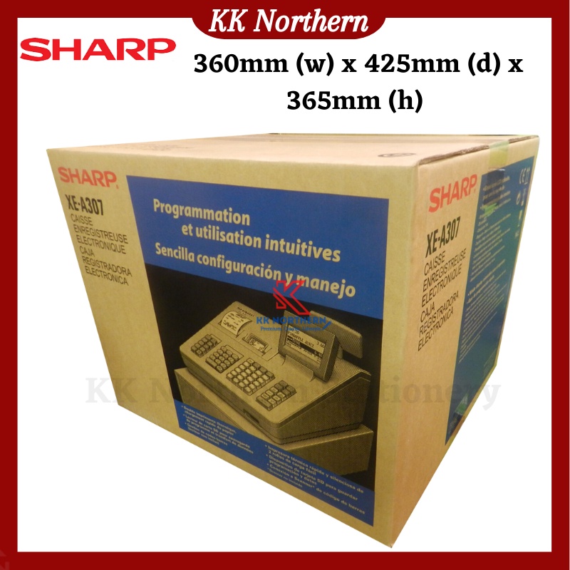 Sharp XE-A307 Cash Register Machine / Mesin Cashier Machine Fast Key ...