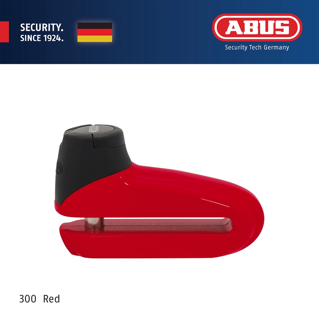Abus 300 10mm Steel Bolt Motorbike Brake Disc Lock. Colour Available ...
