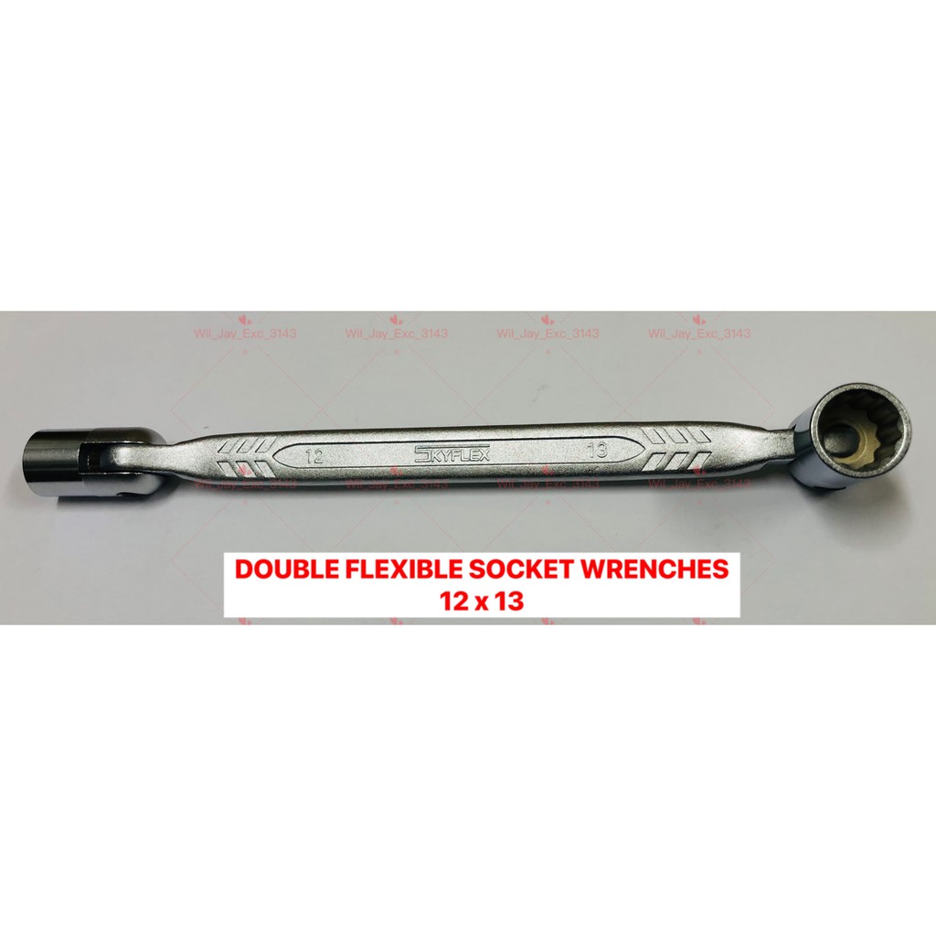 SKYFLEX SDFSW DOUBLE FLEXIBLE SOCKET WRNECH 12 POINT(12PT) SINGLE SIZE ...