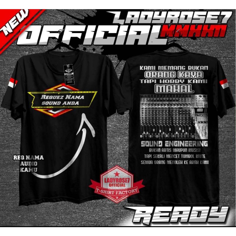 Sound ENGINNERING T-SHIRT / SCREEN PRINTING YOUR OWN AUDIO NAME ...