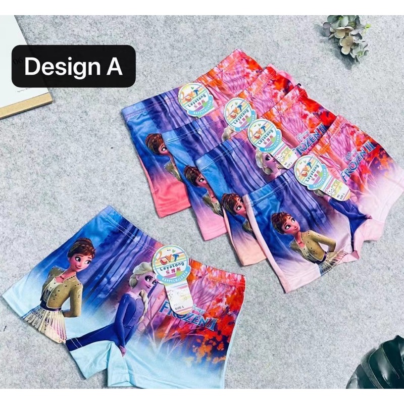 Anna & Elsa Princess Frozen Underwear Hello Kitty Panty Pony Girl ...