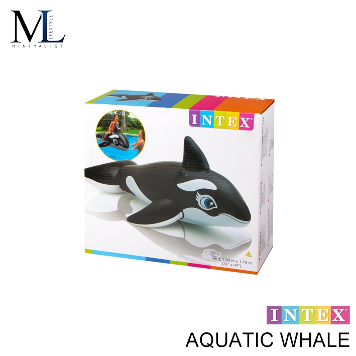 Minimalist Lifestyle:-Intex Aquatic Whale With 2 Handles Ride-On 1.93m ...