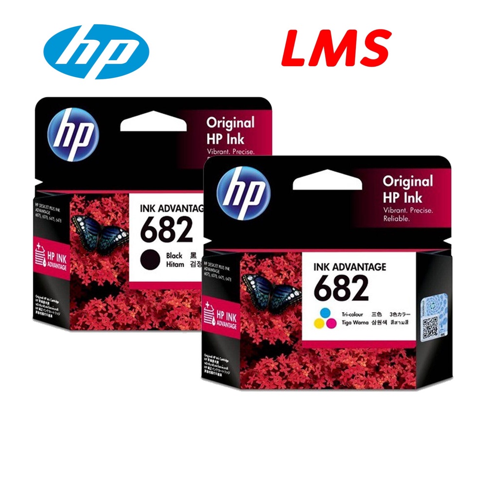 HP 682 Black / Colour Ink Cartridge Original | Shopee Malaysia