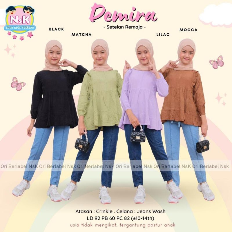 Demira Set (Age 10-14 Years) | Shopee Malaysia