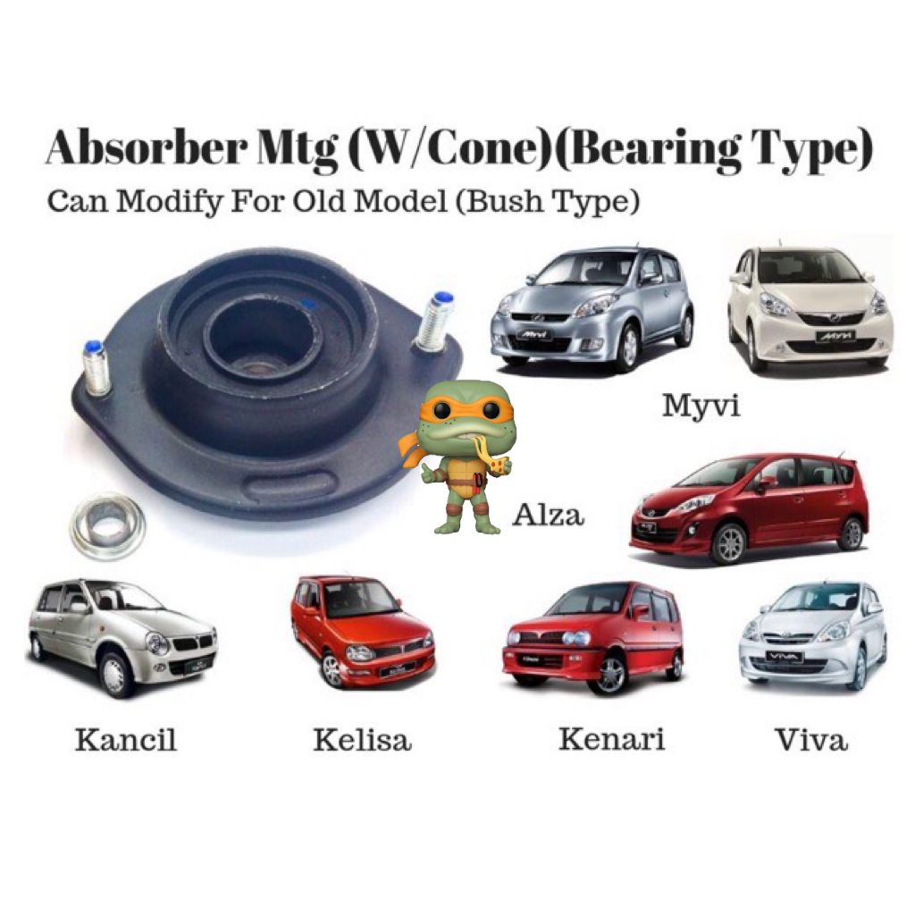 DAIHATSU FRONT ABSORBER MOUTING PERODUA ALZA MYVI KANCIL KELISA KENARI ...