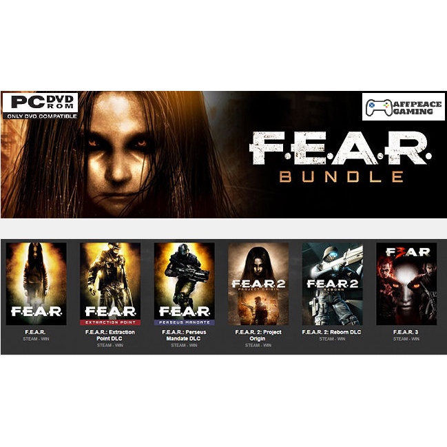 (PC GAME) F.E.A.R Fear Complete Bundle Pack - DVD,PENDRIVE | Shopee ...