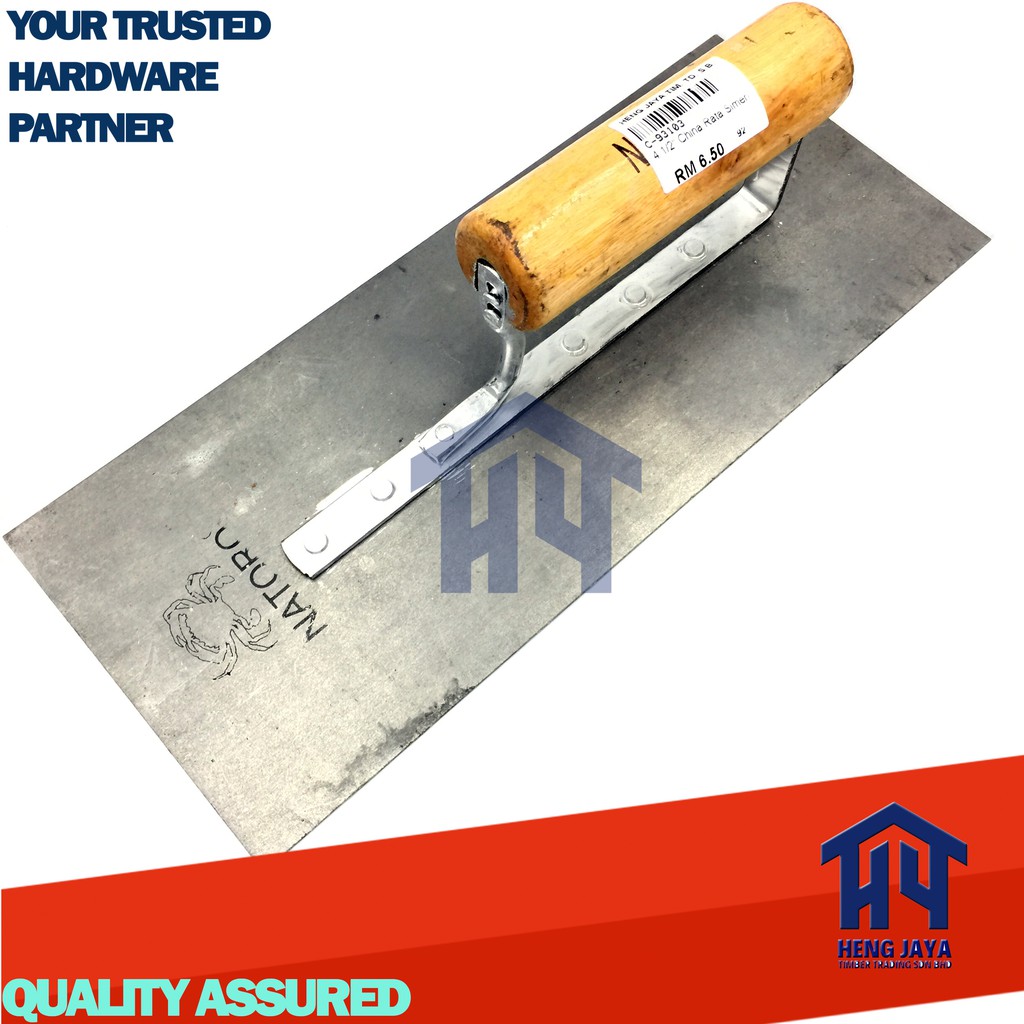 [NATORO][NT92] 4" x 10.5" Cement Trowel Square/ 4" Rata Simen | Shopee ...