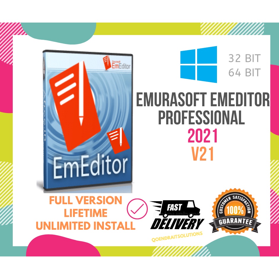 🔥HOT🔥 Emurasoft EmEditor Professional v21 2021 Full Version | Shopee Malaysia