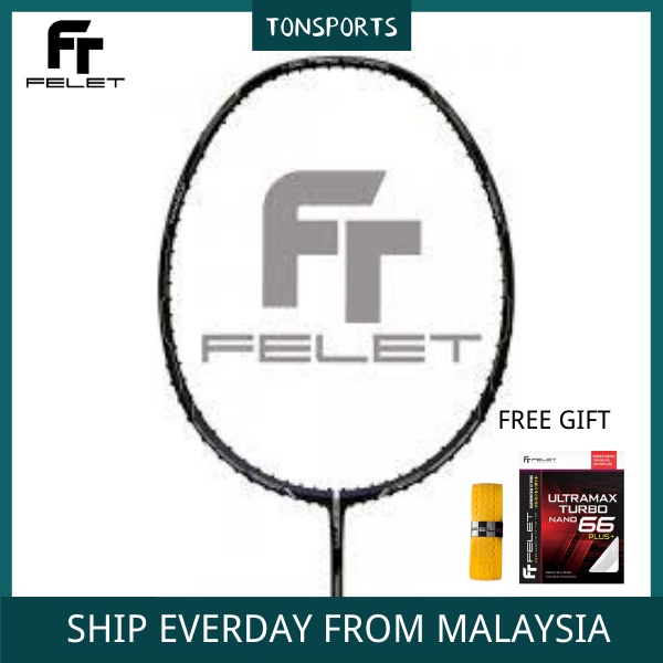 FELET Woven Titanium TI-88 free string & grip Badminton Racket Low Juan ...
