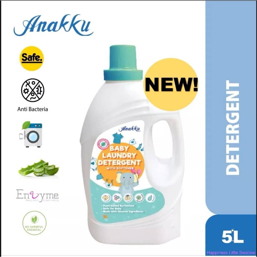 Anakku Detergent With Softener Bottle 5000ml / 5L (165-7500) | Shopee Malaysia