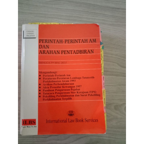 Perintah Perintah Am dan arahan pentadbiran 2021 | Shopee Malaysia