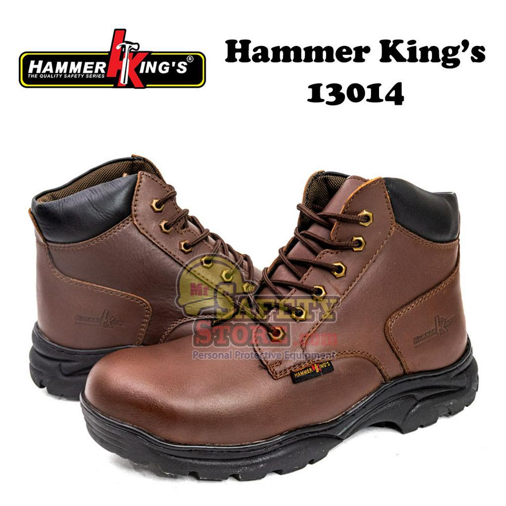 Hammer King 13014 Brown High-Cut Boot (Laced) | Shopee Malaysia