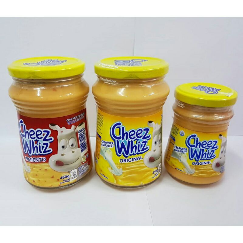 🔥💯% ORIGINAL CHEEZ WHIZ 210G/440G BESTSELLER PHILIPPINES | Shopee Malaysia
