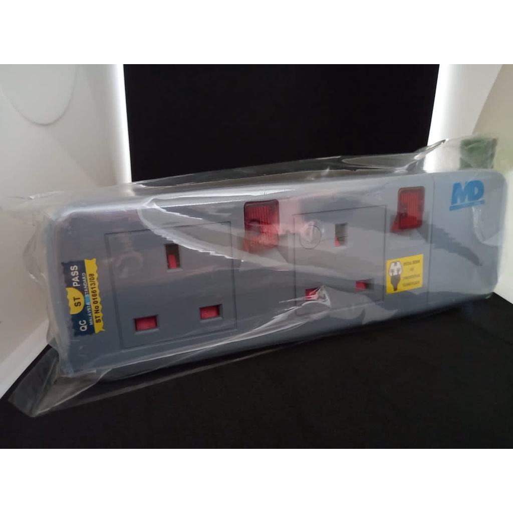 (PP) MD 2 Way Empty Trailing Socket Box | Shopee Malaysia