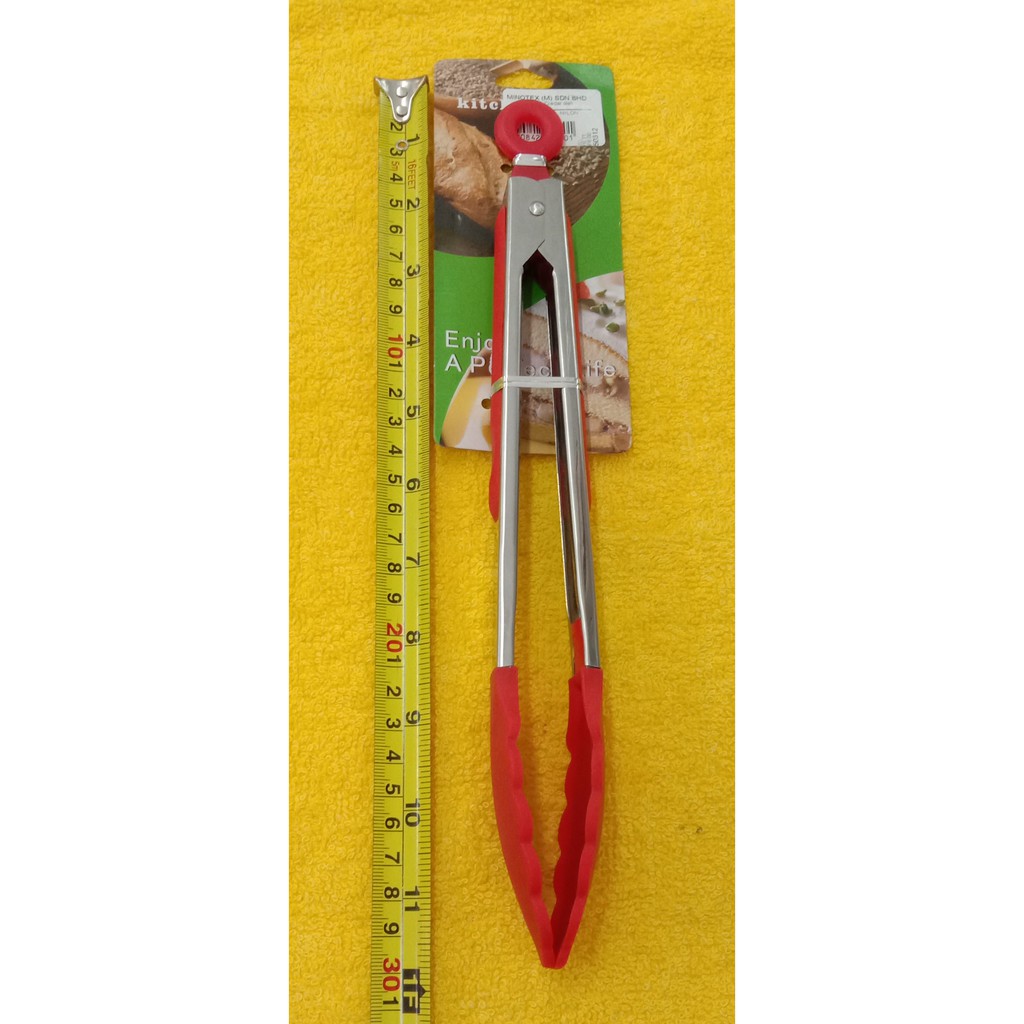 Klip makanan barbeku Plastik Silikon Pengepit Makanan Dapur Pengepit ...