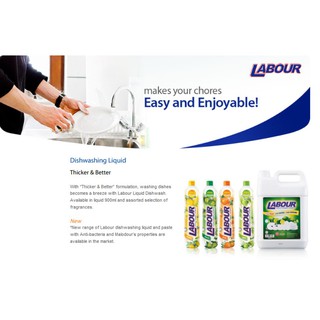Labour Dishwash Liquid Lemon 900g | Shopee Malaysia