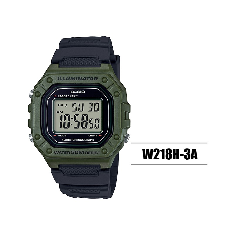 *100% Authentic* Casio W218H W218(W-218H / W-218HC / W-218HD) Series ...