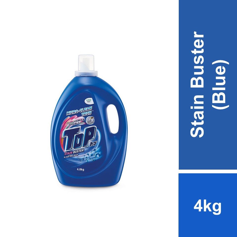 breeze Top Liquid Detergent Stain Buster Blue 4kg | Shopee Malaysia