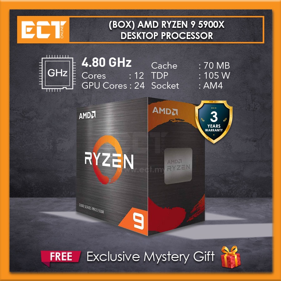 (Tray/Box) AMD Ryzen 5 5600G | 5600X / Ryzen 7 5700G | 5800X / Ryzen 9 ...