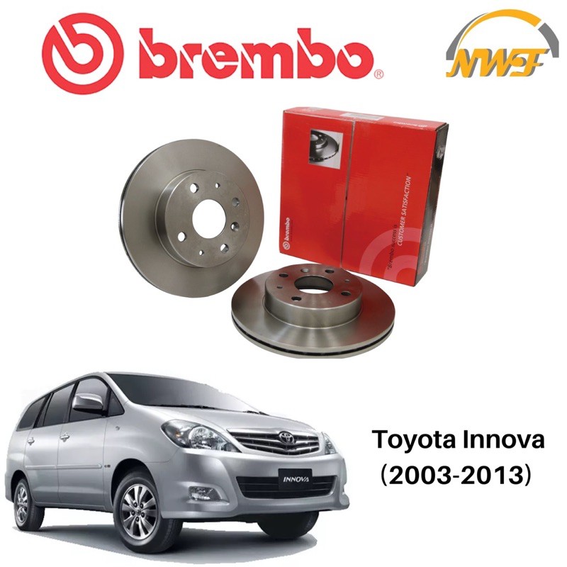 BREMBO DISC ROTOR FRONT TOYOTA INNOVA 2.0 (2003-2013) | Shopee Malaysia