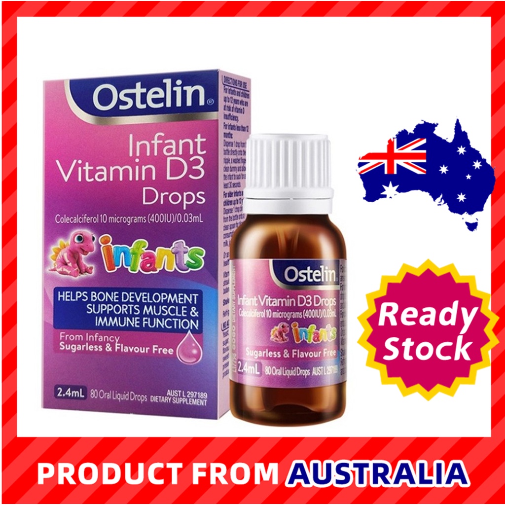 Ostelin Infant Vitamin D3 Drops 2.4ML (Ready Stock) | Shopee Malaysia