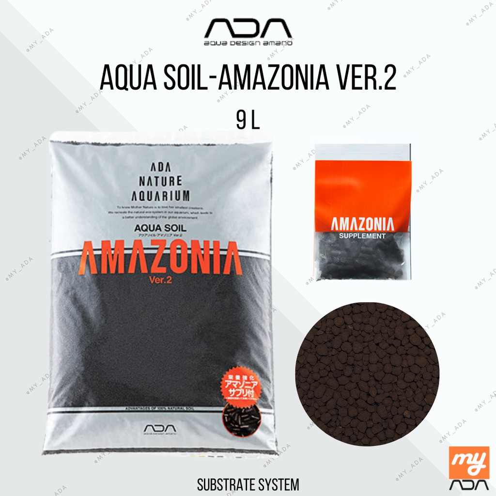 ADA Aqua Soil-Amazonia Ver.2 9L Aquarium Soil Substrate Soil Aqua ...