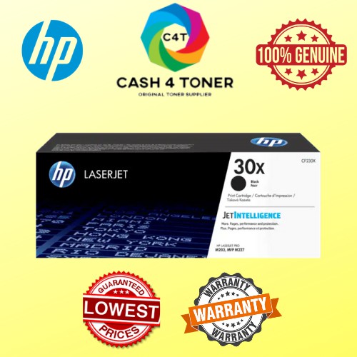 GENUINE HP CF230X / 30X Original Toner Cartridge READY STOCK | Shopee ...