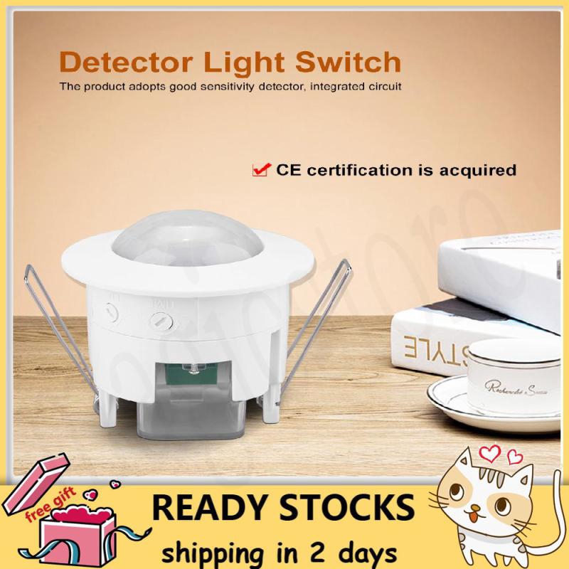 [Ready Stock] Mini Adjustable 360° Ceiling PIR Infrared Body Motion ...