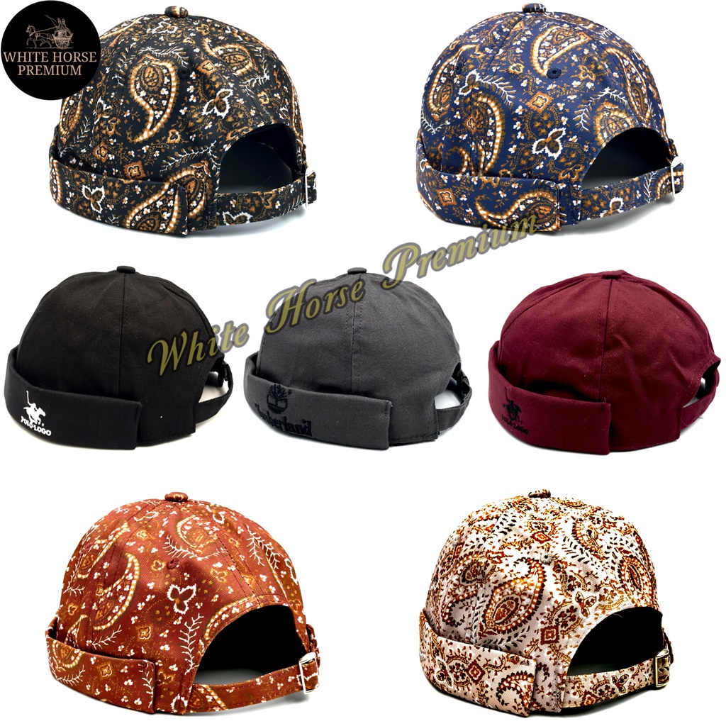 Fashion Cap Men Kopiah Man Street Casual Cap Brimless Cap Topi Viral ...