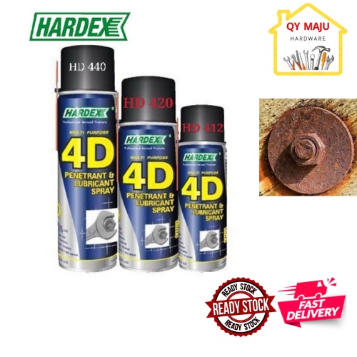 HARDEX HD440 HD420 HD412 (PENETRANT & LUBRICANT SPRAY) | Shopee Malaysia