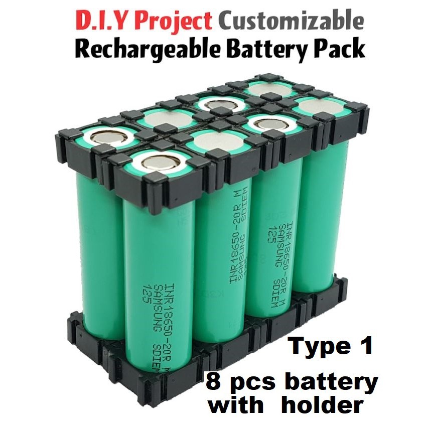 Samsung 18650 Battery Pack Custom DIY INR18650 20R Heavy Duty With Spot ...