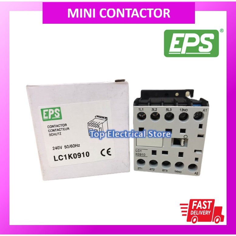 EPS MINI CONTACTOR 20A 240V COIL 4P | Shopee Malaysia