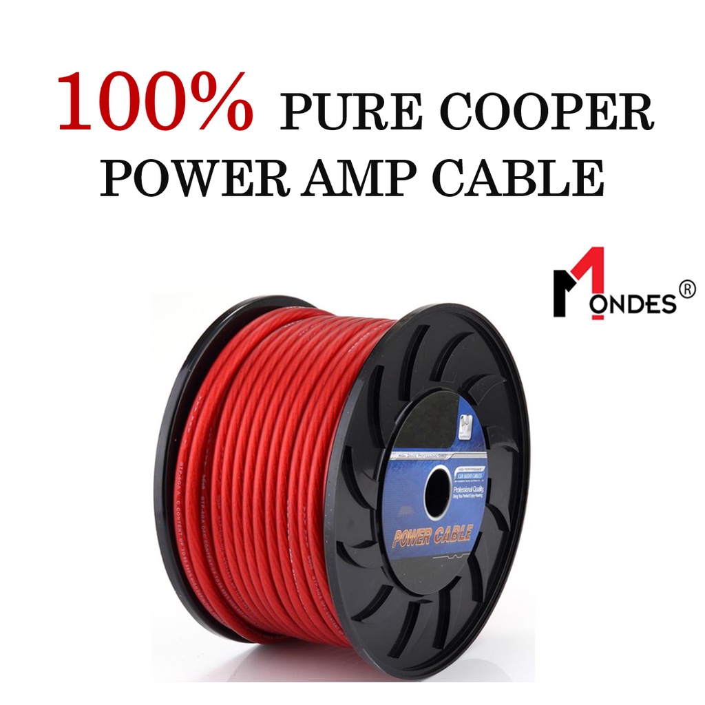 Power AMP Cable (8GA, 4GA, 2GA) | Shopee Malaysia
