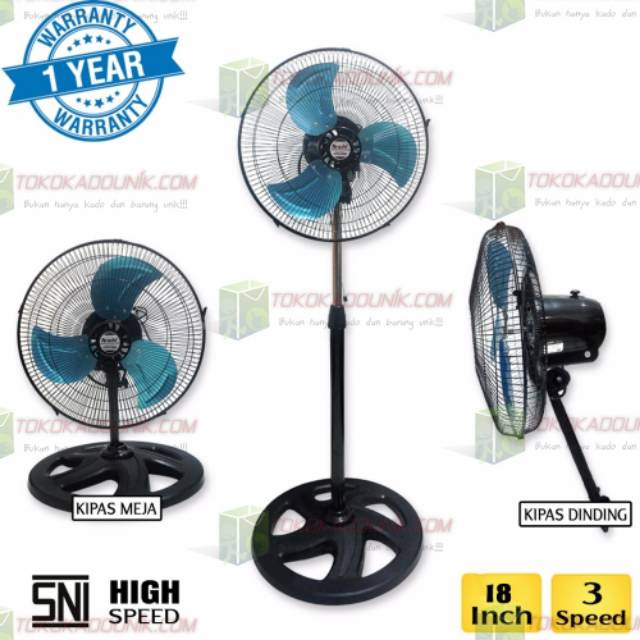 Fan / Stand Fan Arashi Iron 18 "3In1 | Shopee Malaysia