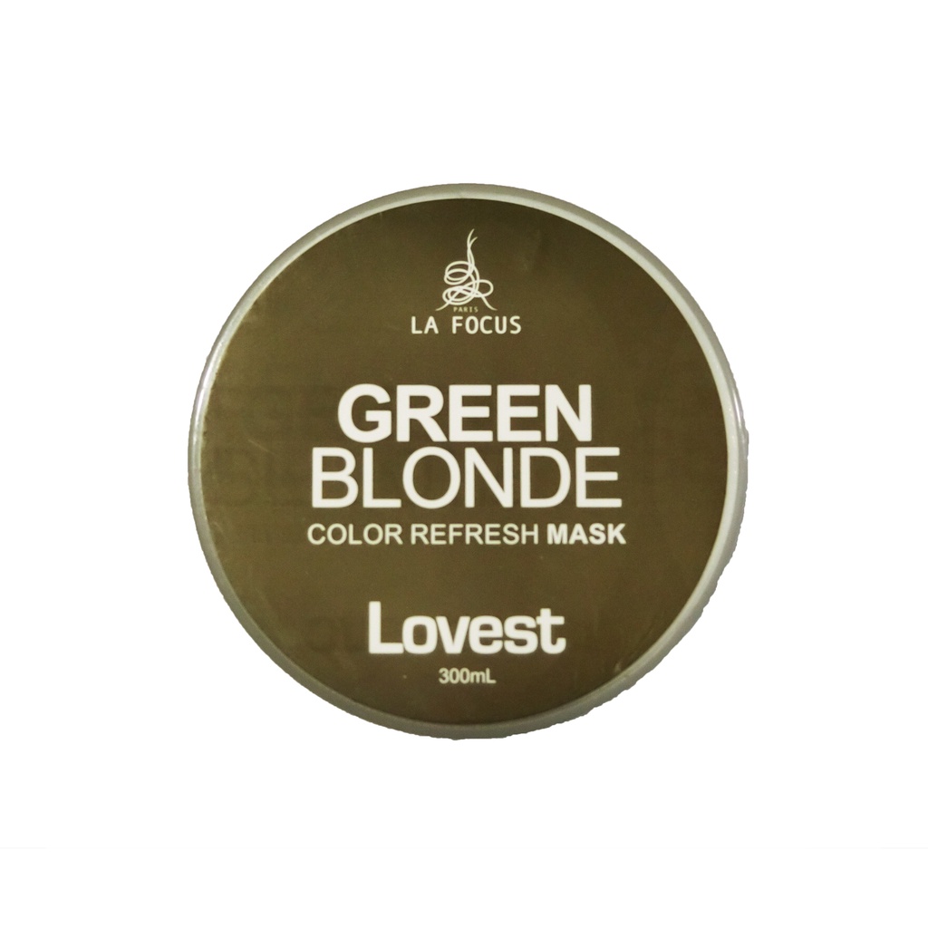La Focus Lovest Green Blonde Color Refresh Mask 300ml 100% Authetic ...
