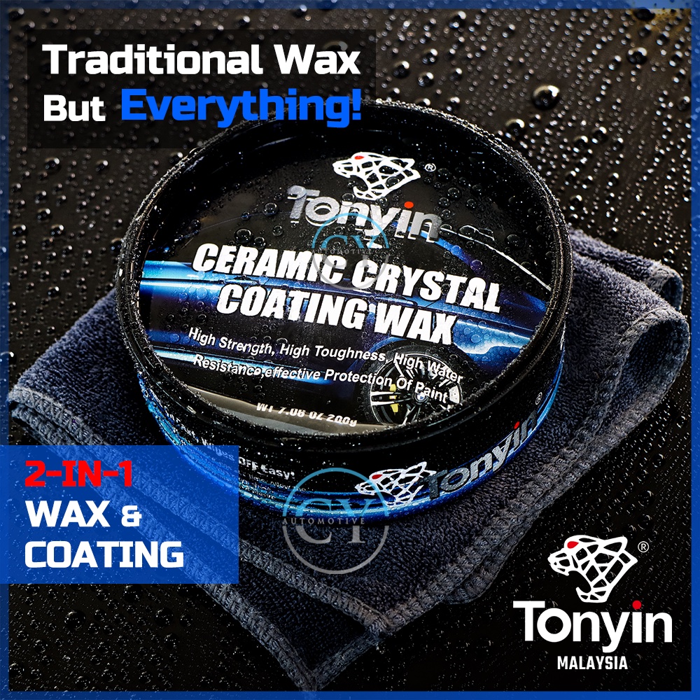 TONYIN Ceramic Coating Wax 200G Quick Coating Paste Wax Car Care Paint ...