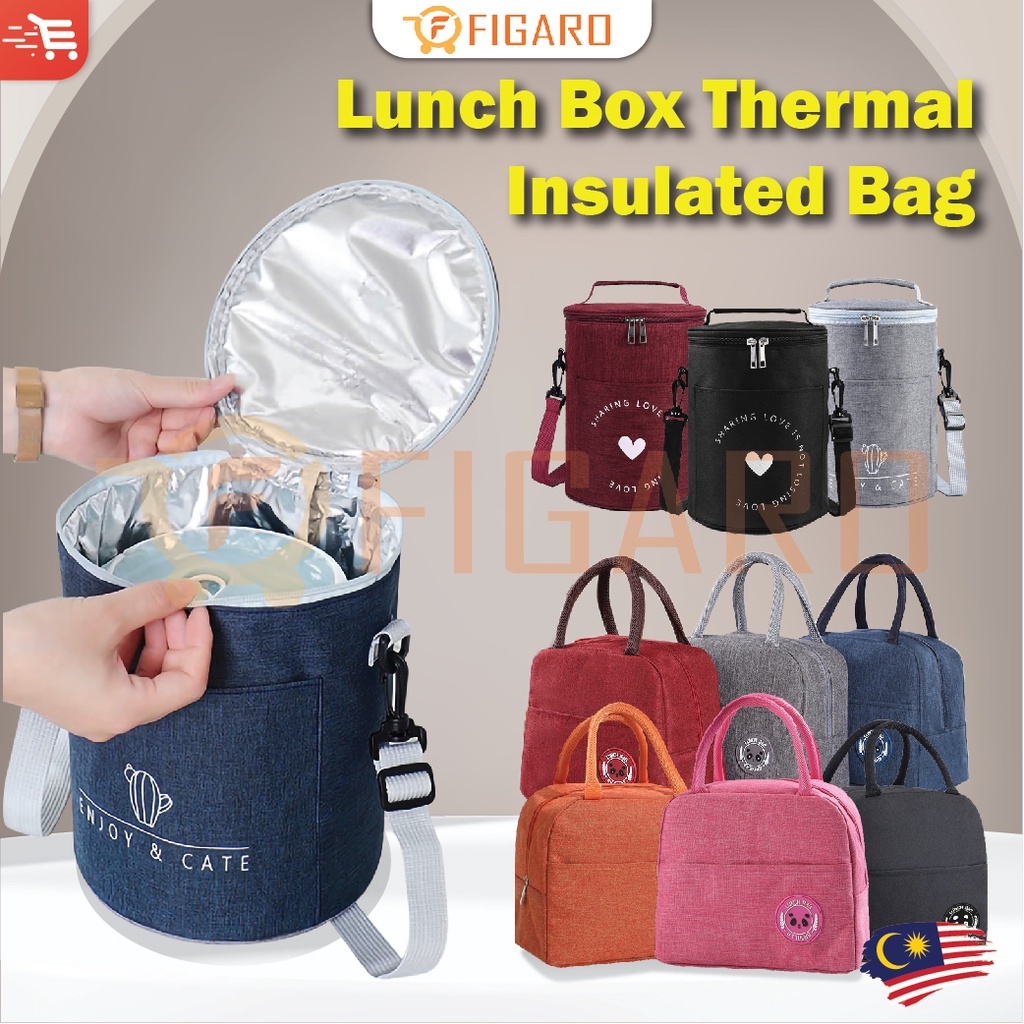 Figaro Lunch Box Thermal Insulated Bag Food Warmer Beg Bekal Makanan ...