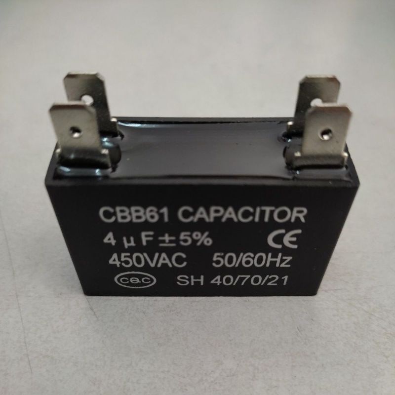 CBB61 Air Cond / Fan / Motor Capacitor 450VAC 50/60Hz Capasitor 1uf 1 ...