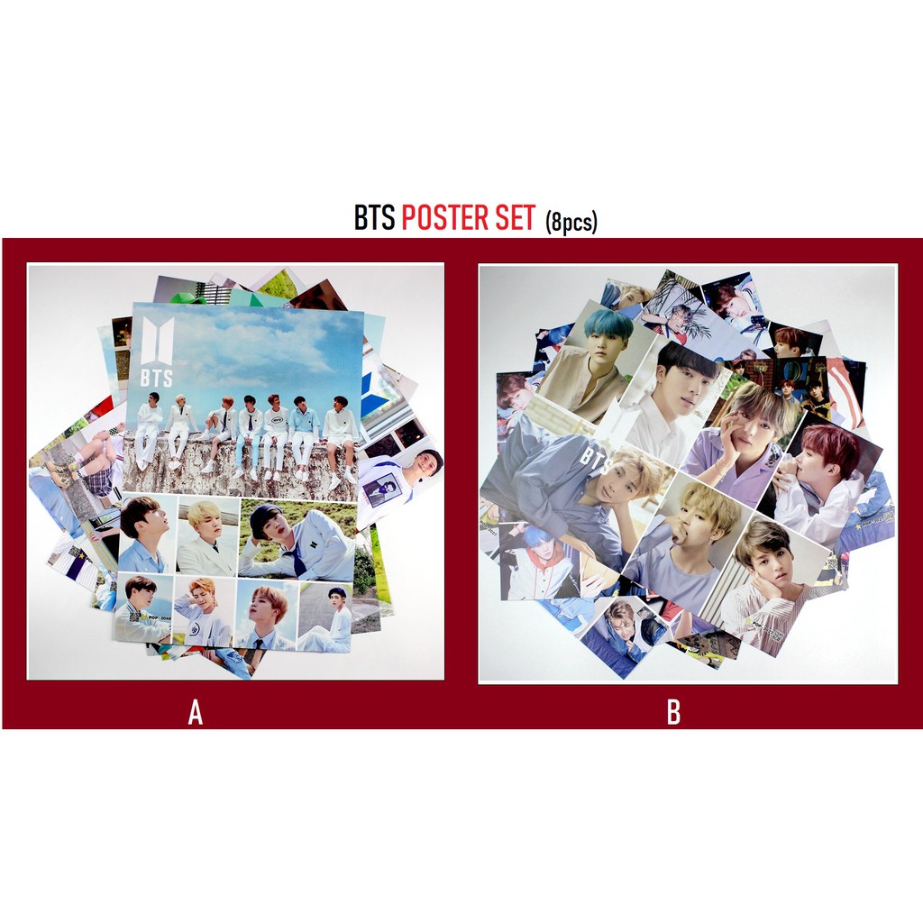 BTS KPOP POSTER SET. 8pcs BTS POSTER SET | Shopee Malaysia
