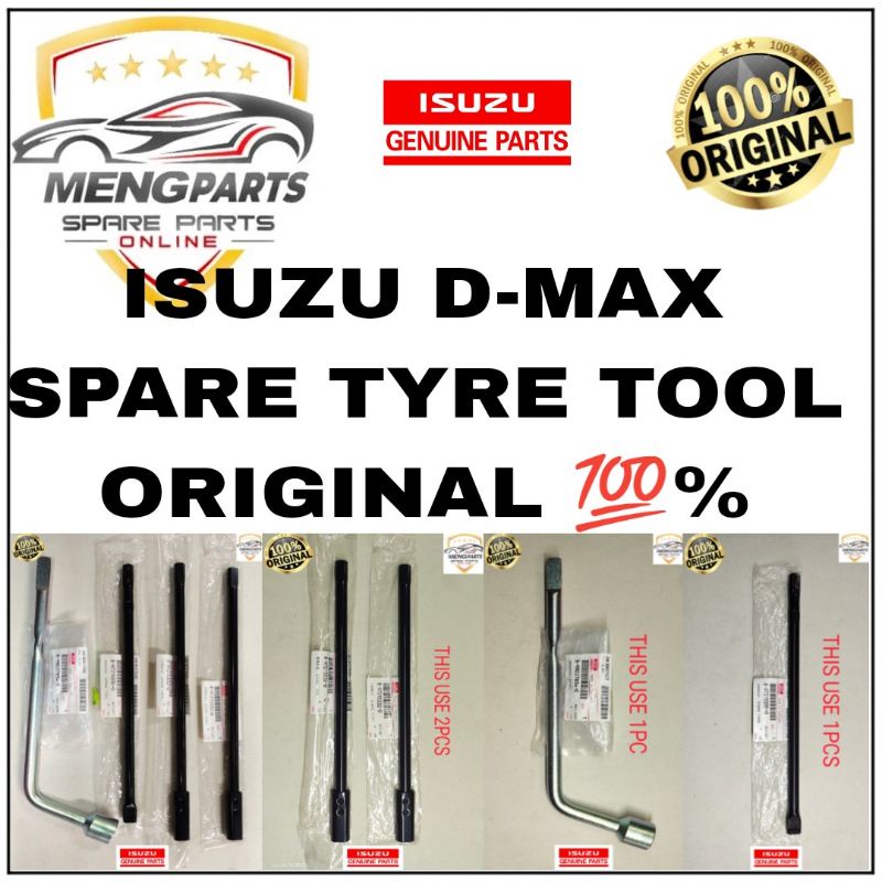 ORIGINAL ISUZU DMAX 2005Y-2024Y HANDLE SPARE TYRE SPARE TYRE TOOL 8 ...