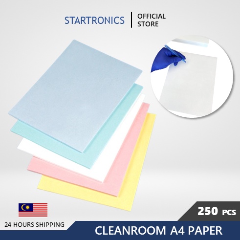Cleanroom Ultra Clean Paper 250pcs A4 Size Class 80g (ISO 5) Cleanroom ...