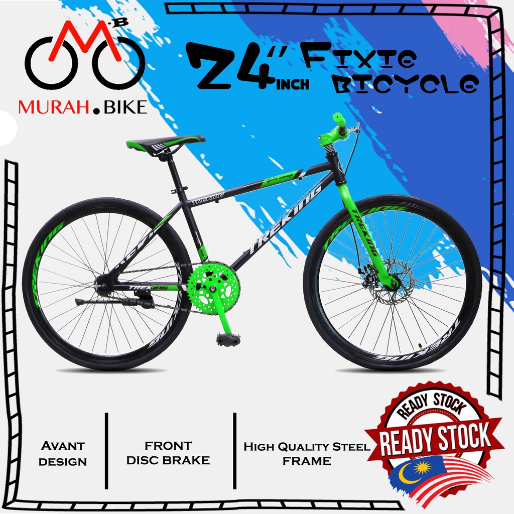 TREKING BASIKAL FIXIE 24''/27" INCI TREKING / 24"/27 FIXIE BICYCLE ...