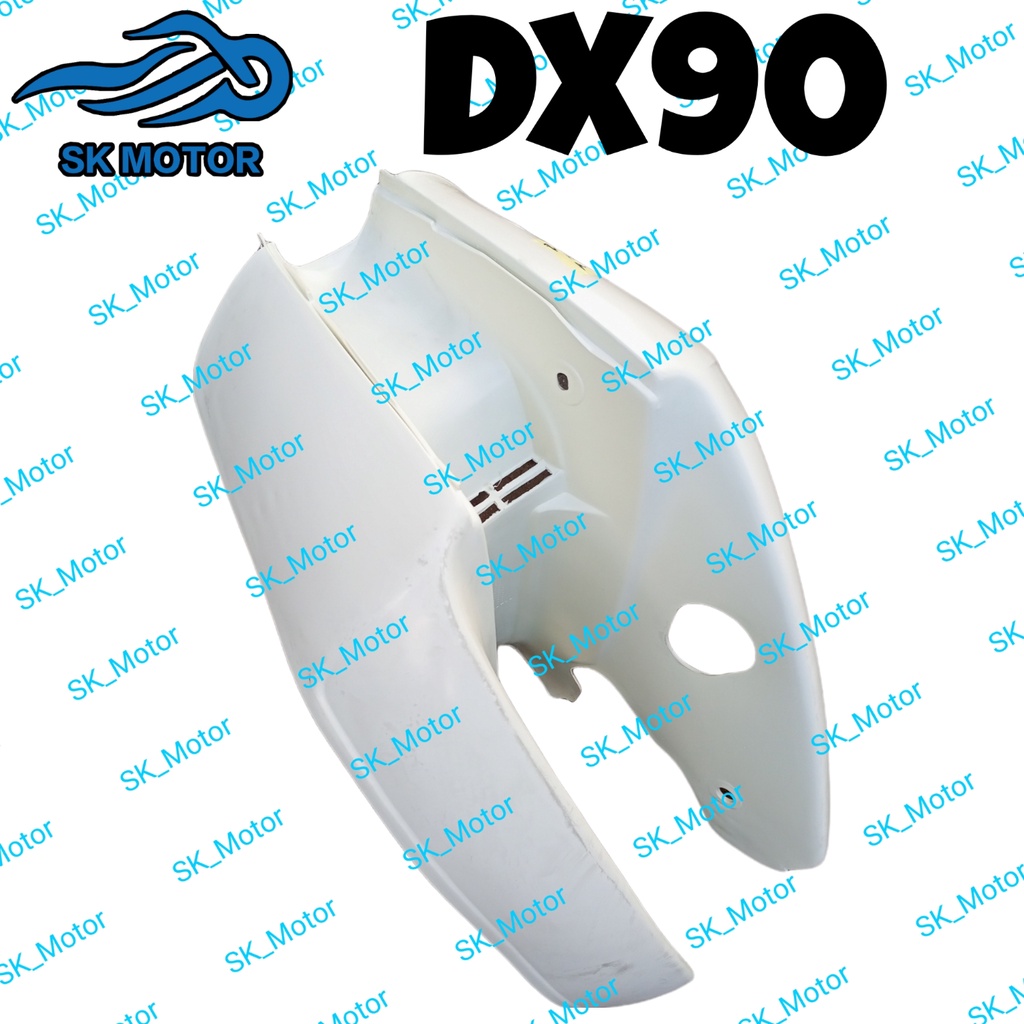 Demak DX90 DX 90 Leg Shield / Kepak Putih / Front Cover White / Sayap Putik Kepok LegShield ...