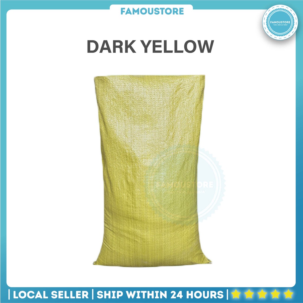 1PC Large PP Woven Guni Bag Sand Courier Storage Plastic Gunny Sack ...