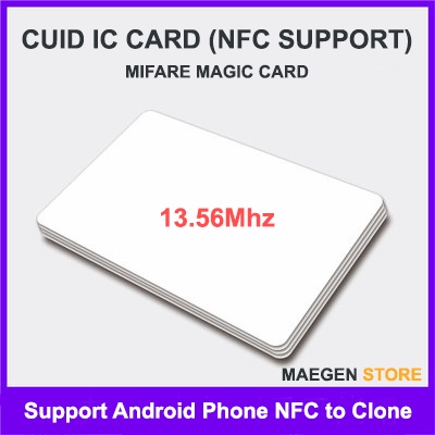 [MAEONE] CUID 15.6MHZ CLONE IC CARD | ANDROID PHONE NFC WRITE SUPPORT | MIFARE TOOL MAGIC CARD ...