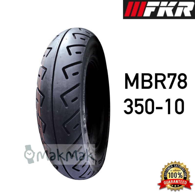 TAYAR FKR TUBELESS TYRE JA800 90/100-10 , 100/90-12 SUZUKI BURGMAN ...